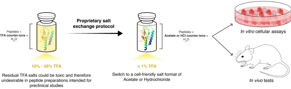TFA removal service - SB-PEPTIDE - Peptide synthesis